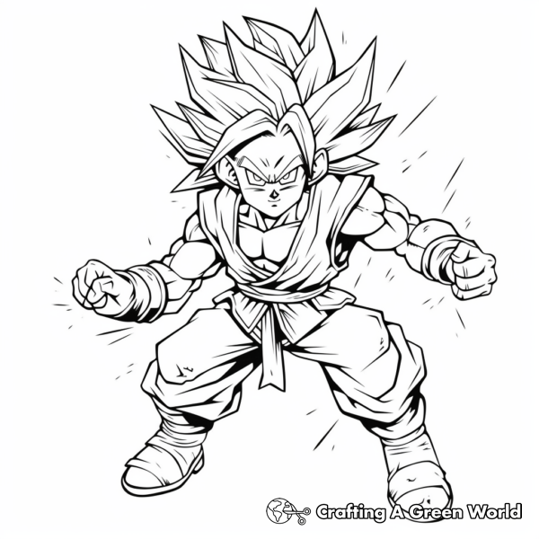 Goku Coloring Pages - Free & Printable!