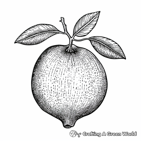 Lemon Coloring Pages - Free & Printable!