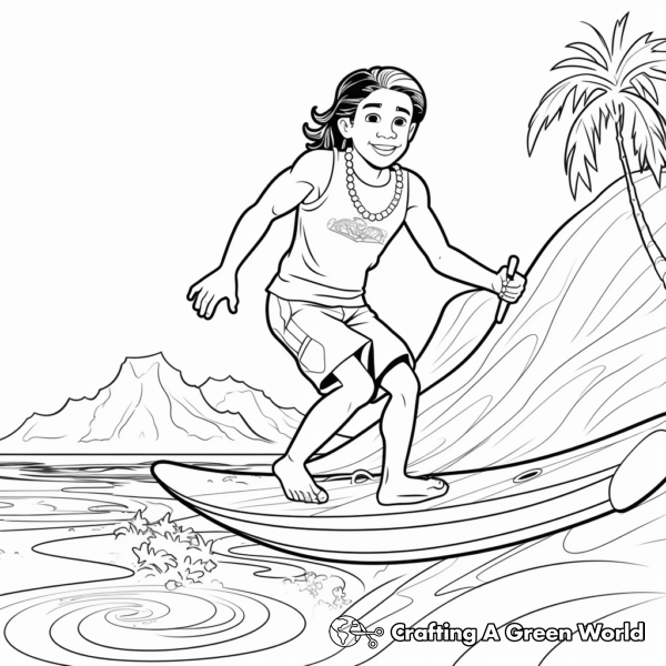 Hawaiian Coloring Pages - Free & Printable!