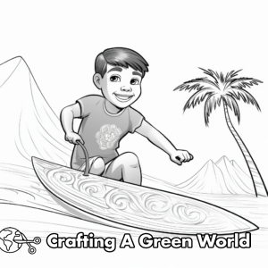 Hawaiian Coloring Pages - Free & Printable!