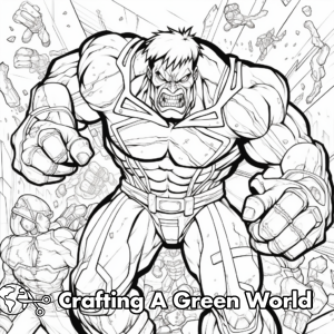 Hulk Coloring Pages - Free & Printable!