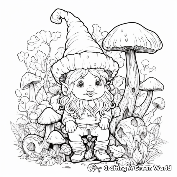 Gnome Coloring Pages - Free & Printable!