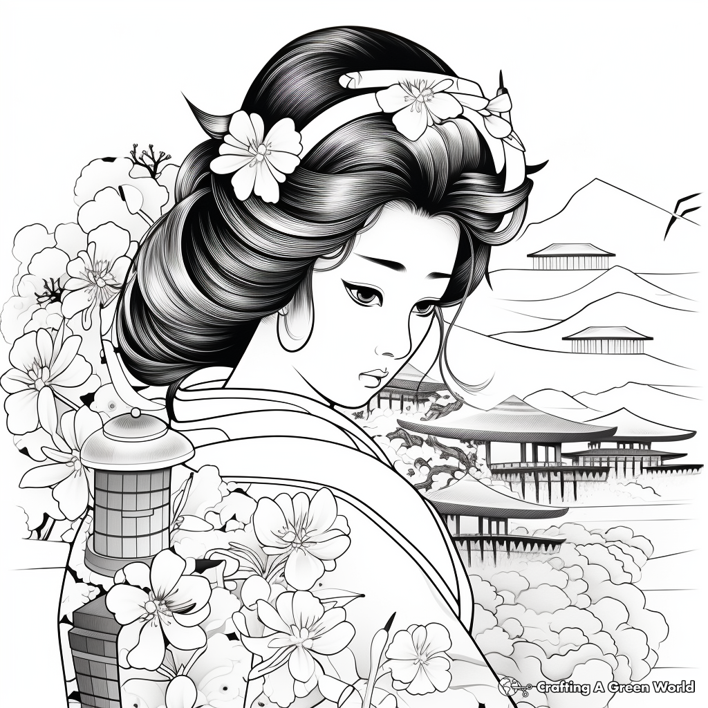 Japanese Coloring Pages Free Printable Japanese Coloring Pages Free Printable