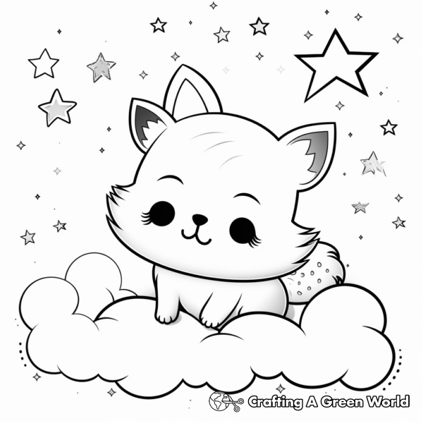 Kawaii Fox Coloring Pages - Free & Printable!