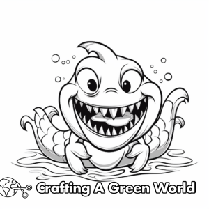Sea Monster Coloring Pages - Free & Printable!