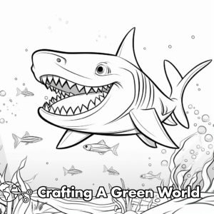 Tiger Shark Coloring Pages - Free & Printable!