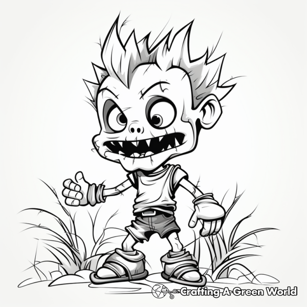 Zombie Coloring Pages - Free & Printable!