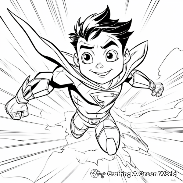 Superhero Coloring Pages - Free & Printable!