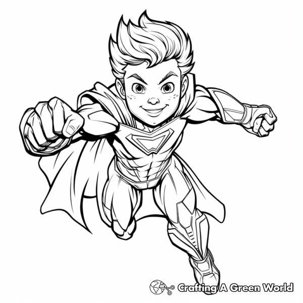 Superhero Coloring Pages - Free & Printable!