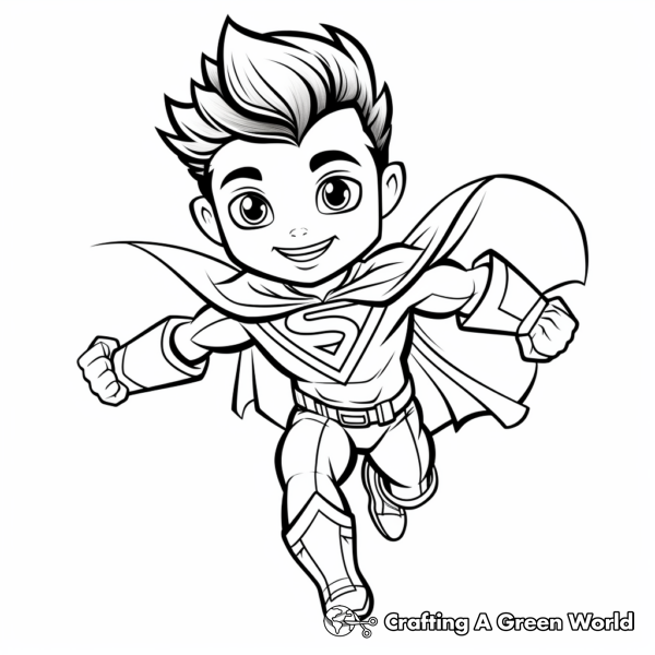 Superhero Coloring Pages - Free & Printable!