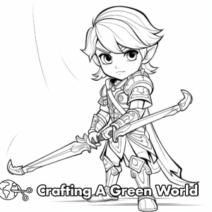 The Legend of Zelda Coloring Pages - Free & Printable!