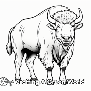 Bison Coloring Pages - Free & Printable!