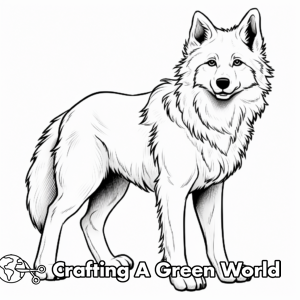 Arctic Wolf Coloring Pages - Free & Printable!