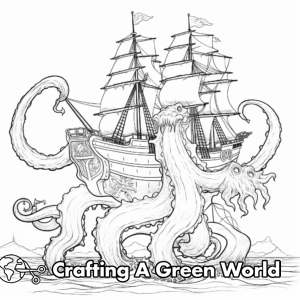 Sea Monster Coloring Pages - Free & Printable!