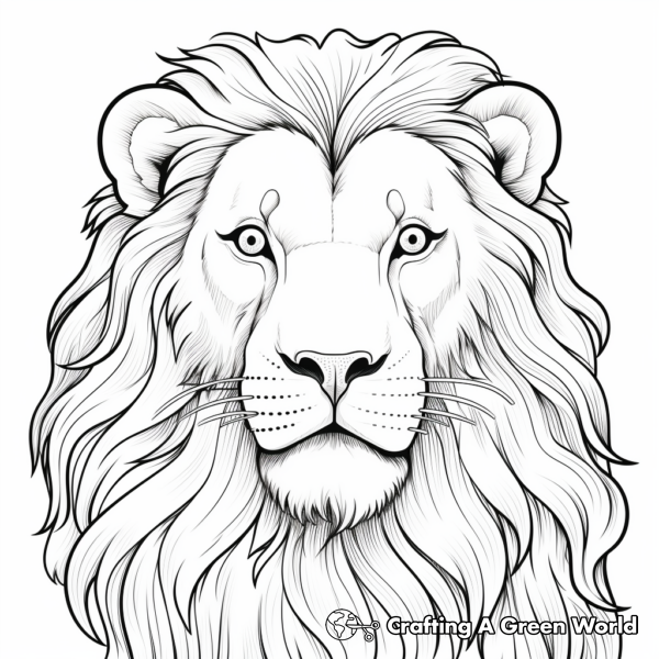 L Is For Lion Coloring Pages - Free & Printable!