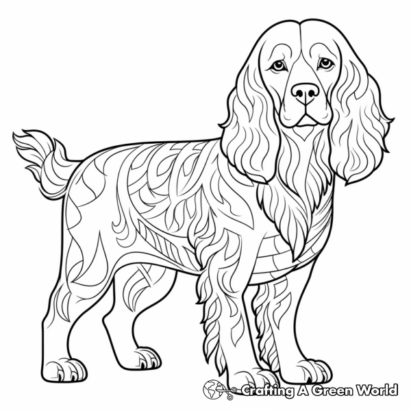 Cocker Spaniel Coloring Pages - Free & Printable!