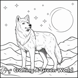 Arctic Wolf Coloring Pages - Free & Printable!