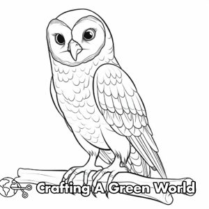 Barn Owl Coloring Pages - Free & Printable!