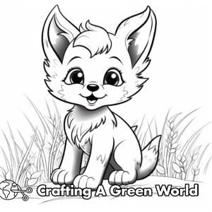 Baby Fox Coloring Pages - Free & Printable!