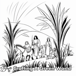 Palm Sunday Coloring Pages - Free & Printable!