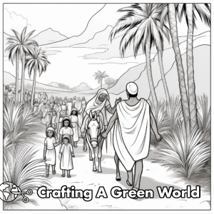 Palm Sunday Coloring Pages - Free & Printable!