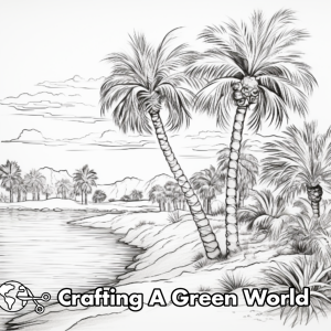 Palm Tree Coloring Pages - Free & Printable!