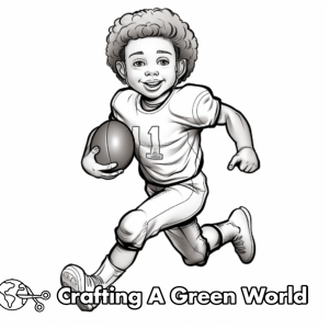 Realistic Football Coloring Pages - Free & Printable!
