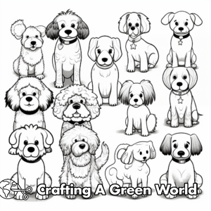 Poodle Coloring Pages - Free & Printable!