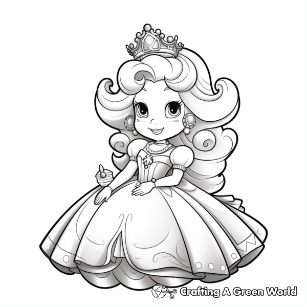 Princess Peach Coloring Pages - Free & Printable!