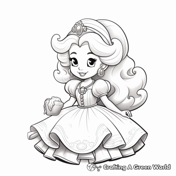 Princess Peach Coloring Pages - Free & Printable!