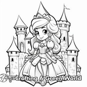 Princess Peach Coloring Pages - Free & Printable!