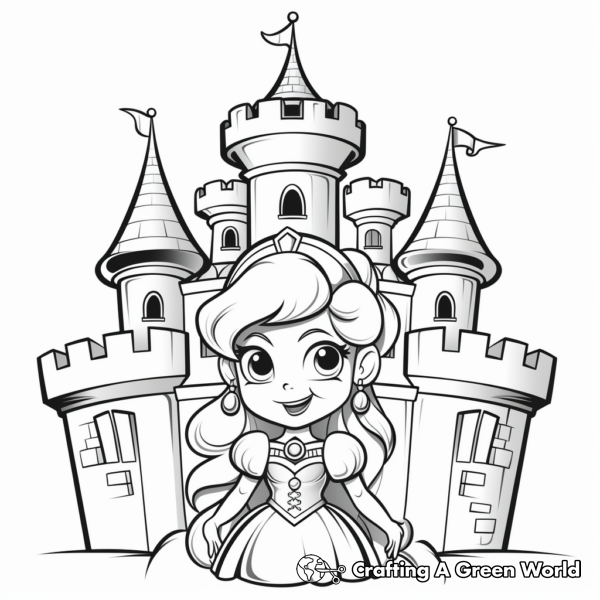 Princess Peach Coloring Pages - Free & Printable!