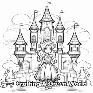 Princess Peach Coloring Pages - Free & Printable!