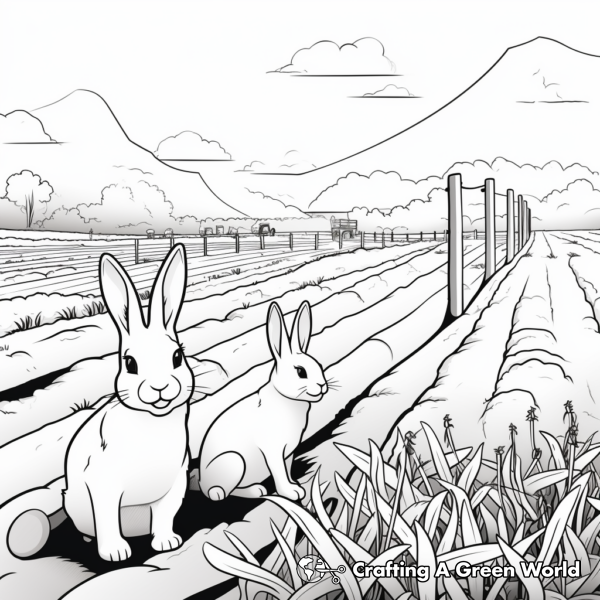 Year Of The Rabbit Coloring Pages - Free & Printable!
