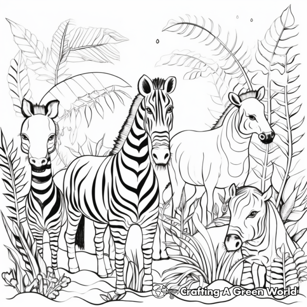Rainforest Coloring Pages - Free & Printable!