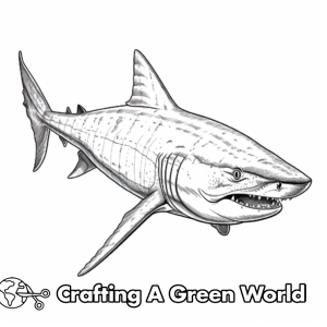 Tiger Shark Coloring Pages - Free & Printable!