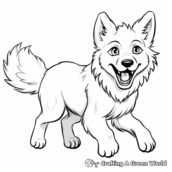 Arctic Wolf Coloring Pages - Free & Printable!
