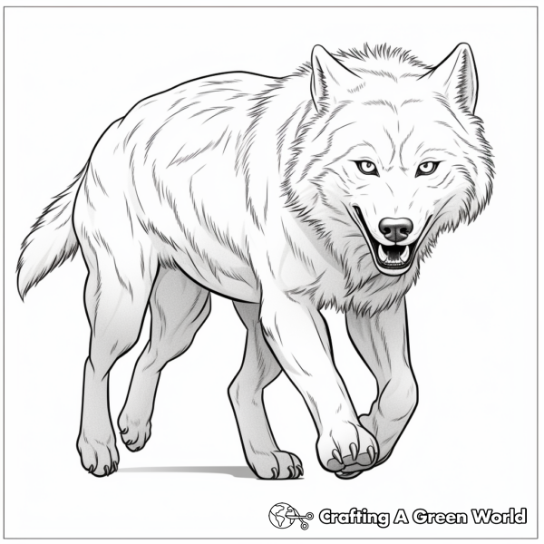 Arctic Wolf Coloring Pages - Free & Printable!