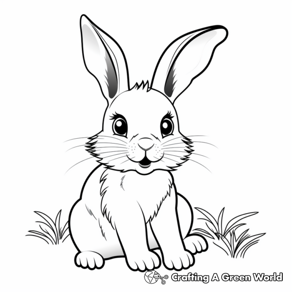 Year Of The Rabbit Coloring Pages - Free & Printable!