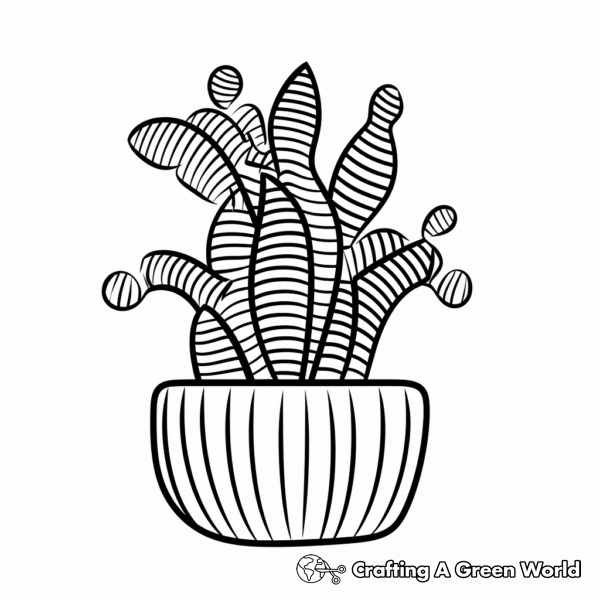 Succulent Coloring Pages - Free & Printable!