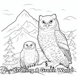 Finished Owl Coloring Pages - Free & Printable!