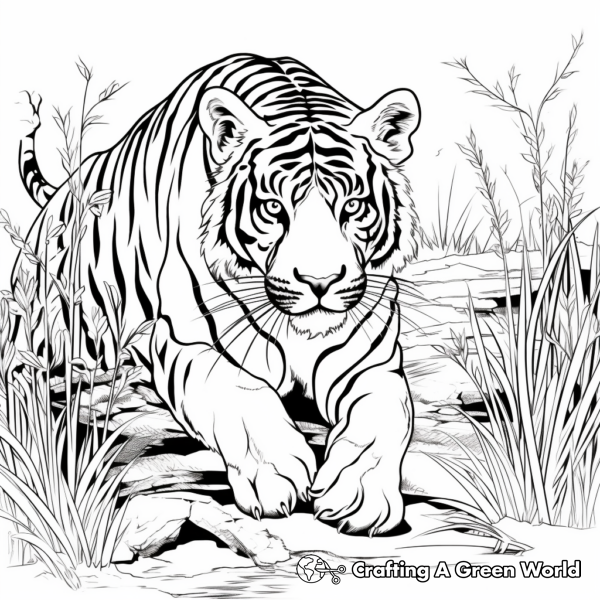 Tiger For Adults Coloring Pages - Free & Printable!