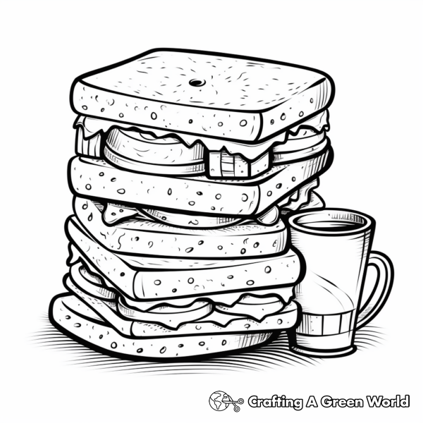 Cute Starbucks Food Coloring Pages - Free & Printable!