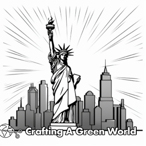 Statue Of Liberty Coloring Pages - Free & Printable!