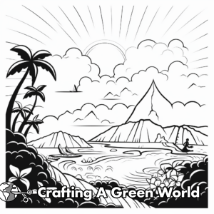 Hawaiian Coloring Pages - Free & Printable!