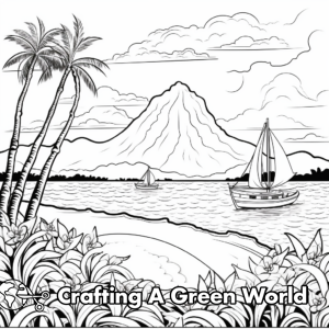 Hawaiian Coloring Pages - Free & Printable!