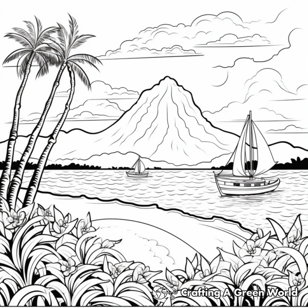 Hawaiian Coloring Pages - Free & Printable!