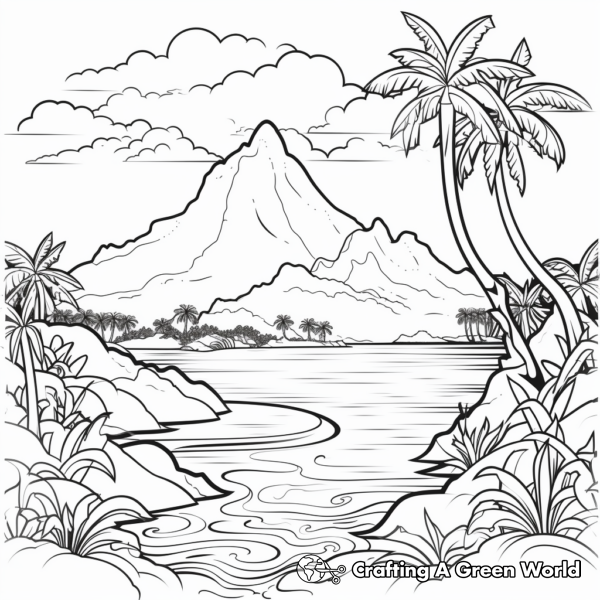 Hawaiian Coloring Pages - Free & Printable!