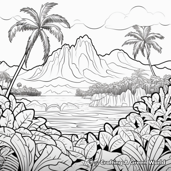 Hawaiian Coloring Pages - Free & Printable!