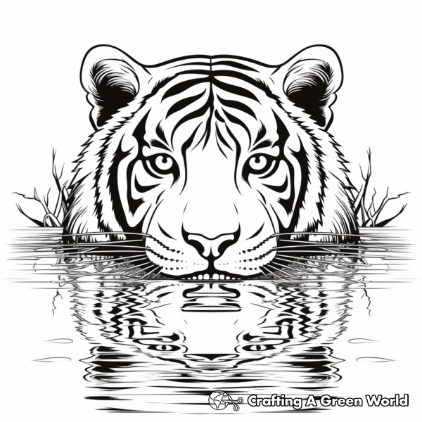 Tiger Face Coloring Pages - Free & Printable!